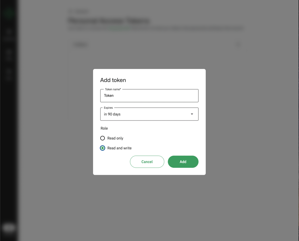How to create a personal access token for the GraphQL API